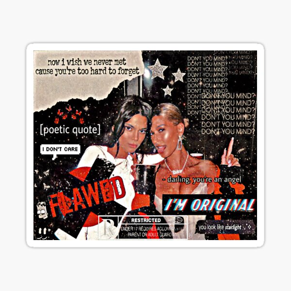 "DYNAMIC DUO COLLAGE" Sticker for Sale by madebymarli | Redbubble