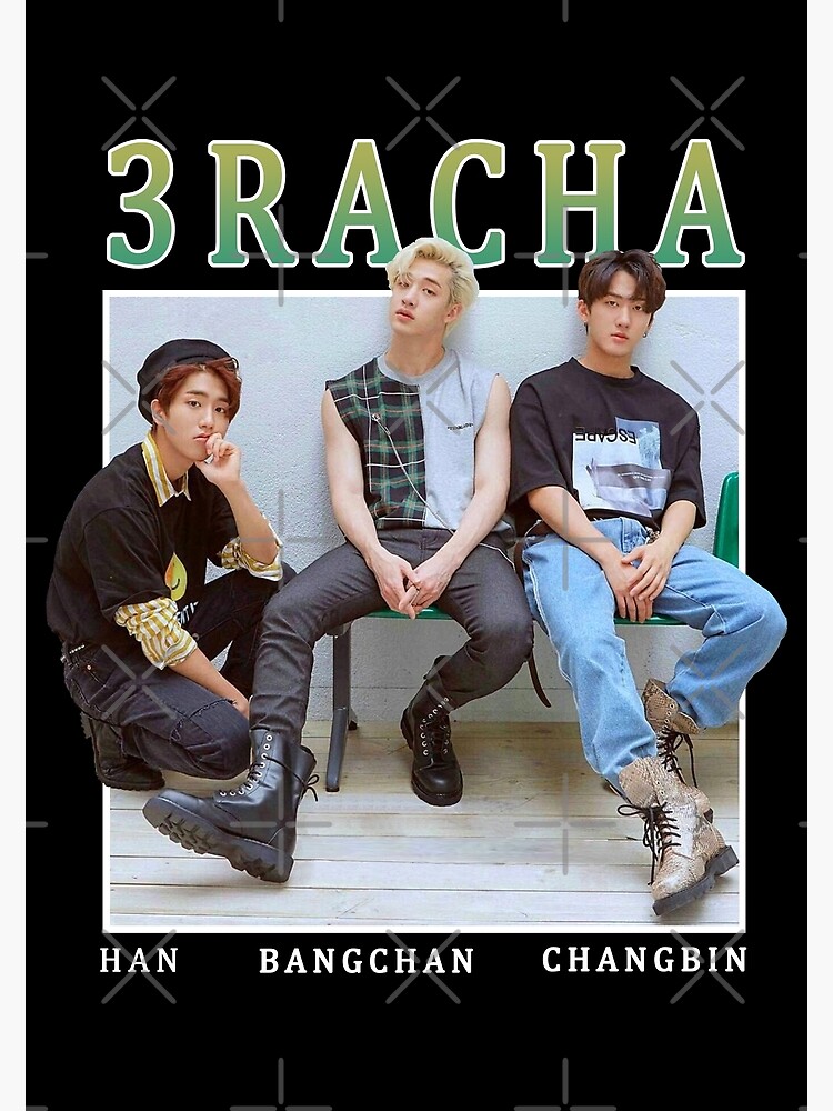 "3RACHA Stray Kids Vintage Retro Band Style 90s " Poster for Sale by ...