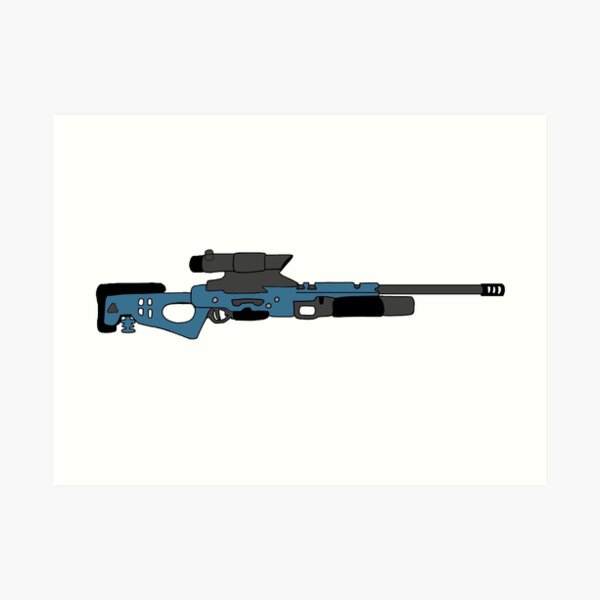 "Kali R6 Sniper Rifle" Art Print by rainingomoiyari | Redbubble
