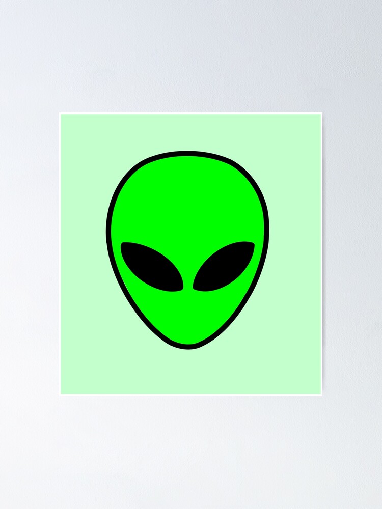 "aesthetic neon green alien" Poster by STAR10008 | Redbubble