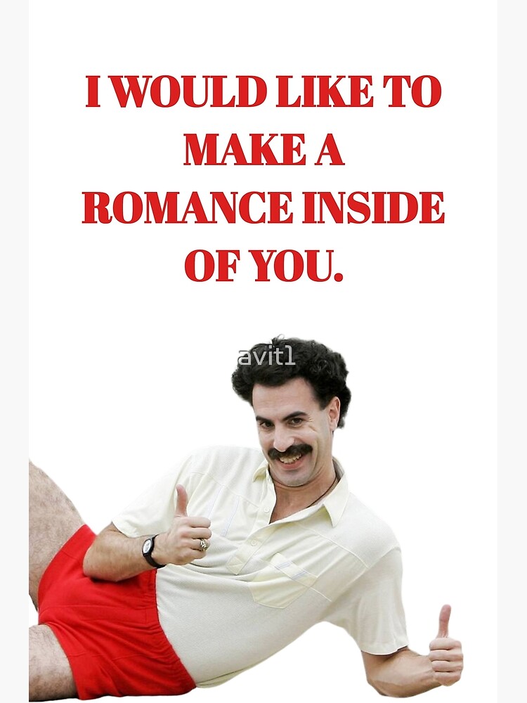 "Borat, Birthday, Anniversary, Valentines day, Love, Romance cards ...
