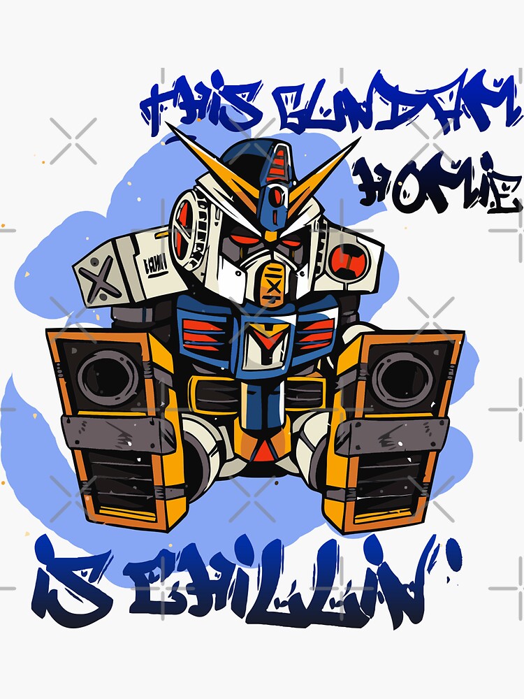 "Mobile Suit Gundam Gangster is Chillin' Gunpla Builder Fan Anime ...