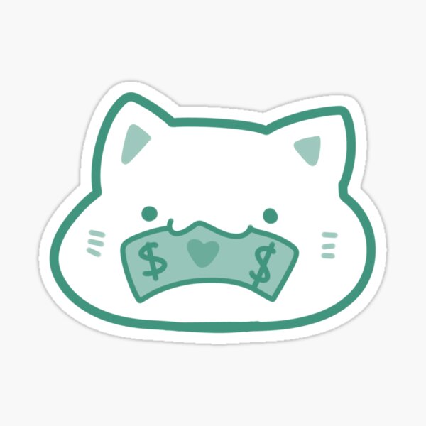 "Copy of Cat-sh Please! Cash Cat (no text with background color ...
