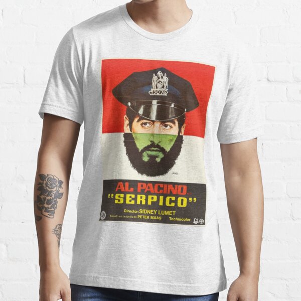 "Serpico movie poster" T-shirt for Sale by heyst | Redbubble | serpico ...