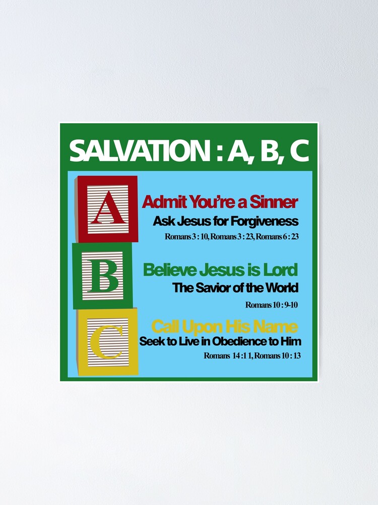 "Salvation ABC" Poster for Sale by Trace1234 | Redbubble