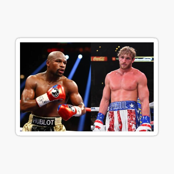 "Floyd Mayweather VS Logan Paul" Sticker for Sale by bradaroni | Redbubble