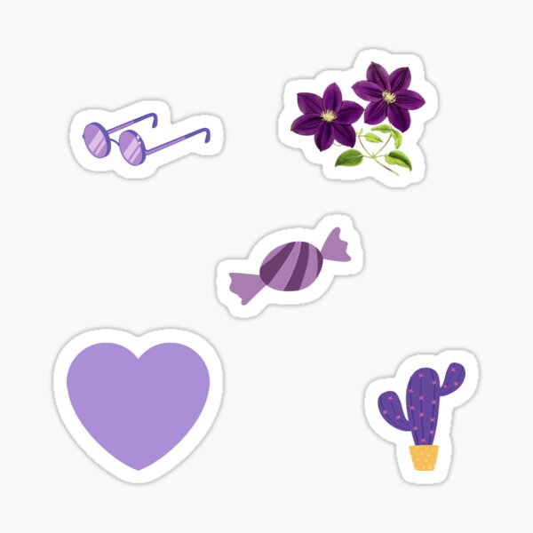 "purple pack" Sticker by artworks111 | Redbubble