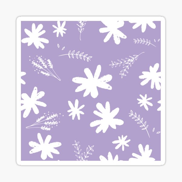 "Floral flowers and leaves pattern | Pantone 2021" Sticker for Sale by ...