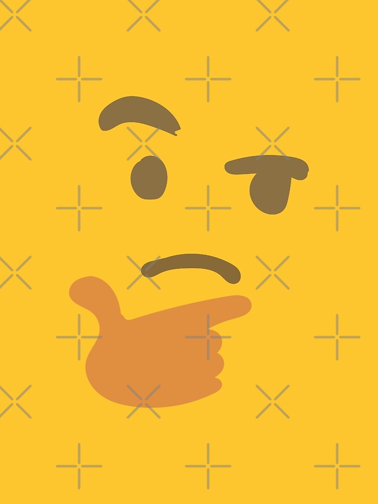 "Thinking Emoji Drawing" Art Print for Sale by OldDannyBrown | Redbubble