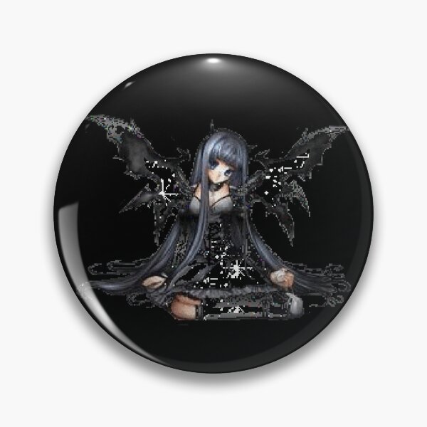 "pixel goth demon girl" Pin for Sale by skramzgirl | Redbubble