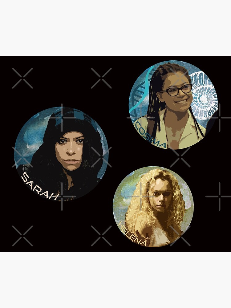"OrphanBlack CloneClub Tree Sestras stickers package Lets talk clones ...