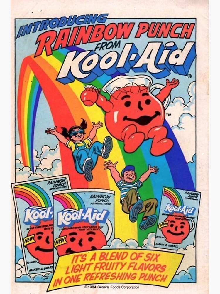 "Kool-Aid Comic Vintage" Art Board Print by W4wyStore | Redbubble