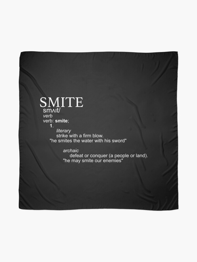 "SMITE Definition" Scarf for Sale by offwhitelimo | Redbubble