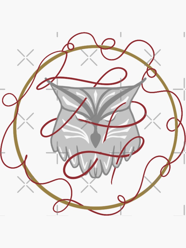 " Cabin 6 Insignia, Athena" Sticker for Sale by aurieborealis | Redbubble