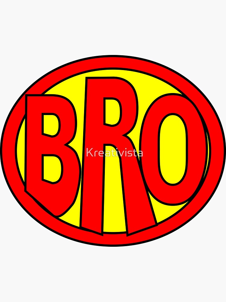 "Hero, Heroine, Superhero, Super Bro" Sticker for Sale by Kreativista ...