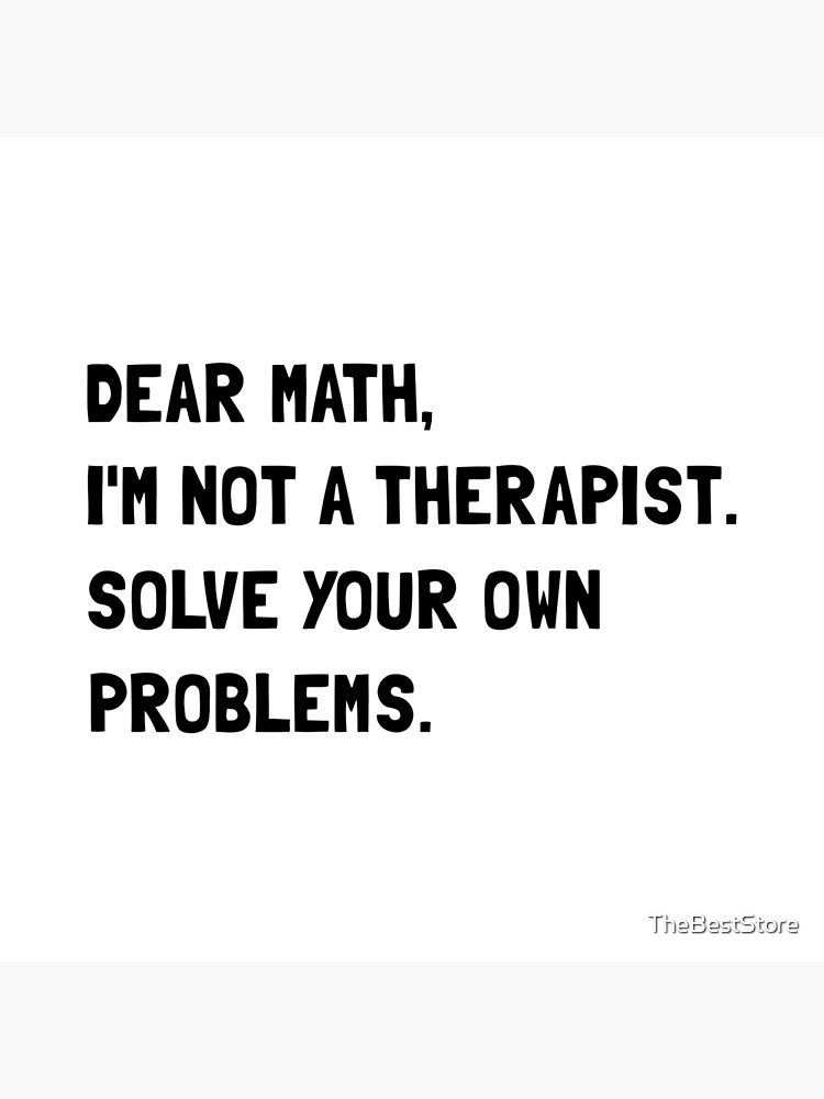 "Dear Math" Postcard for Sale by TheBestStore | Redbubble