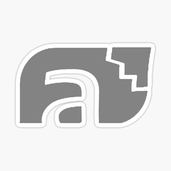 "FurAffinity Logo" Sticker by GhostPaws | Redbubble