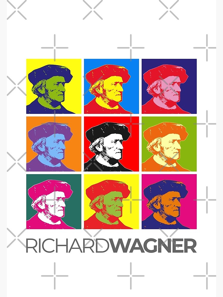 "Richard Wagner pop-art portrait poster" Photographic Print by ...