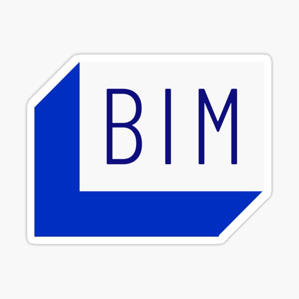 Bim Building Information Modeling 3d Sticker For Sale By Laukgr Redbubble