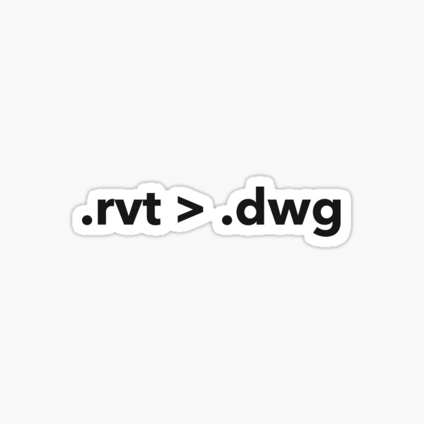 Bim Building Information Modeling Rvt Dwg Sticker For Sale By Laukgr Redbubble 