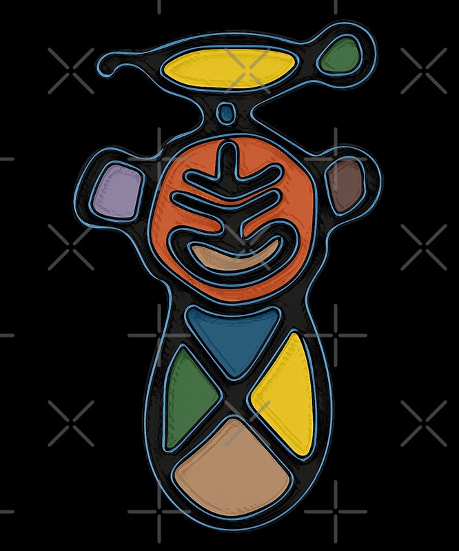 "Indigenous Taíno Symbol Color" by SoLunAgua . | Redbubble
