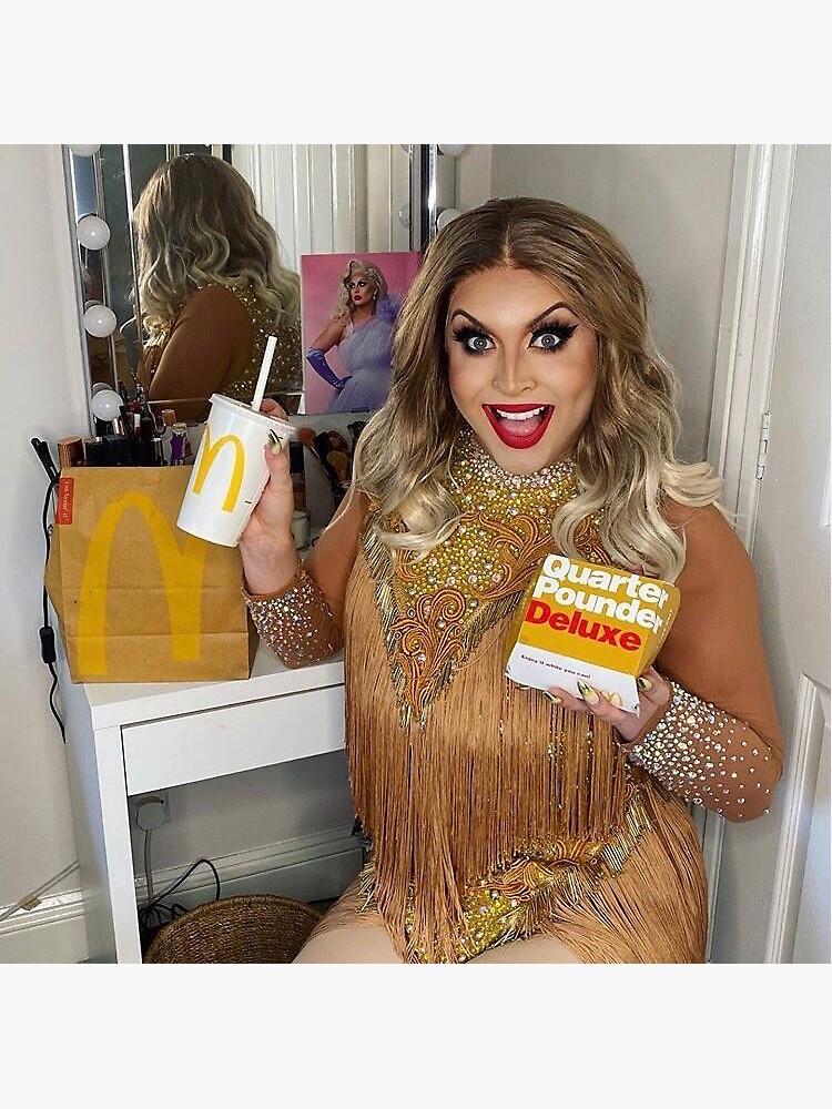 "yasss mcdonald’s diva " Sticker for Sale by caitlin-olivia | Redbubble