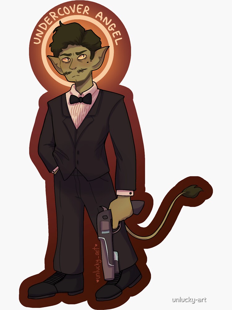 "Fantasy High Pok Gukgak- Undercover Angel" Sticker for Sale by unlucky ...