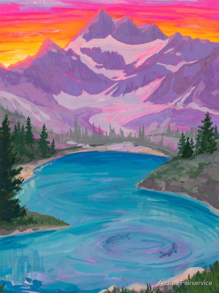 "Zodiac Signs as Landscape Paintings - Pisces" iPhone Case for Sale by ...