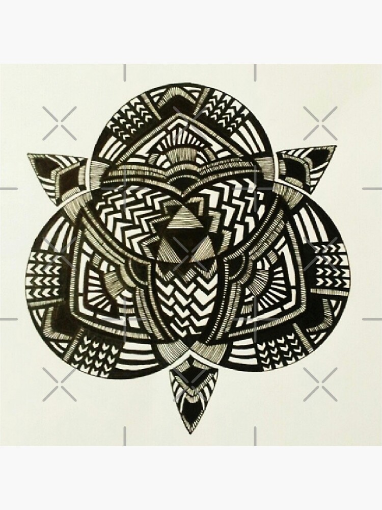 "Hand-drawn Geometric design." Sticker for Sale by ShemaSaad | Redbubble