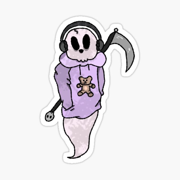 "Skeleton Vibes" Sticker for Sale by BayleysBears | Redbubble