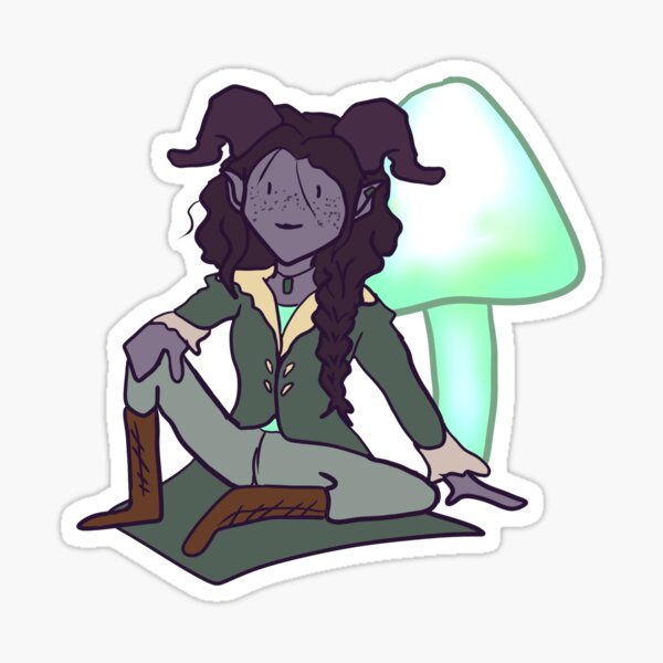 "Citra and the shroom" Sticker for Sale by MukuMukuApuWaA | Redbubble
