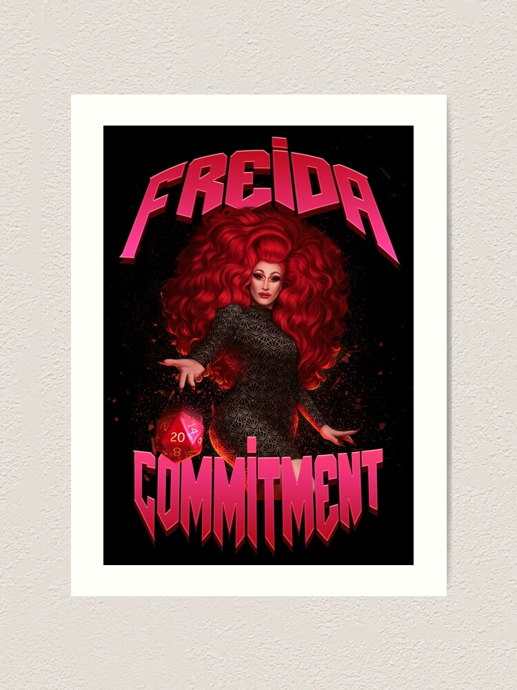 "Freida Commitment Dungeon Mistress" Art Print for Sale by ...