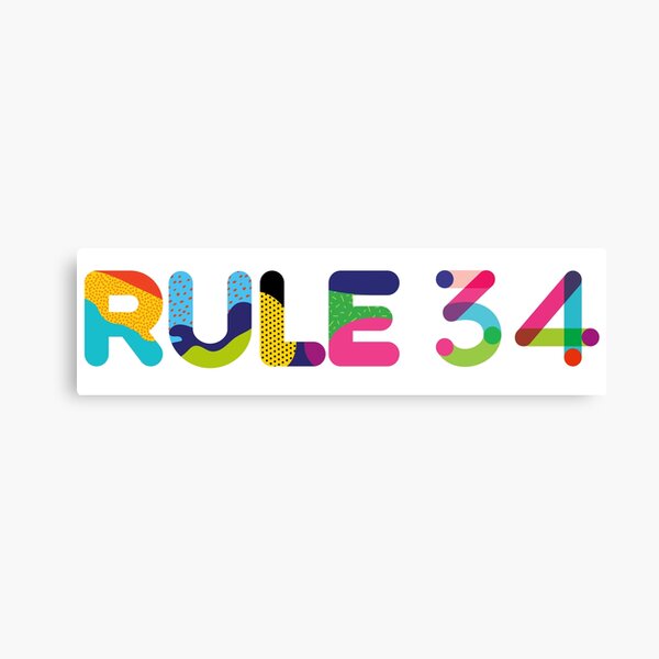 Rule 34 Wall Art | Redbubble