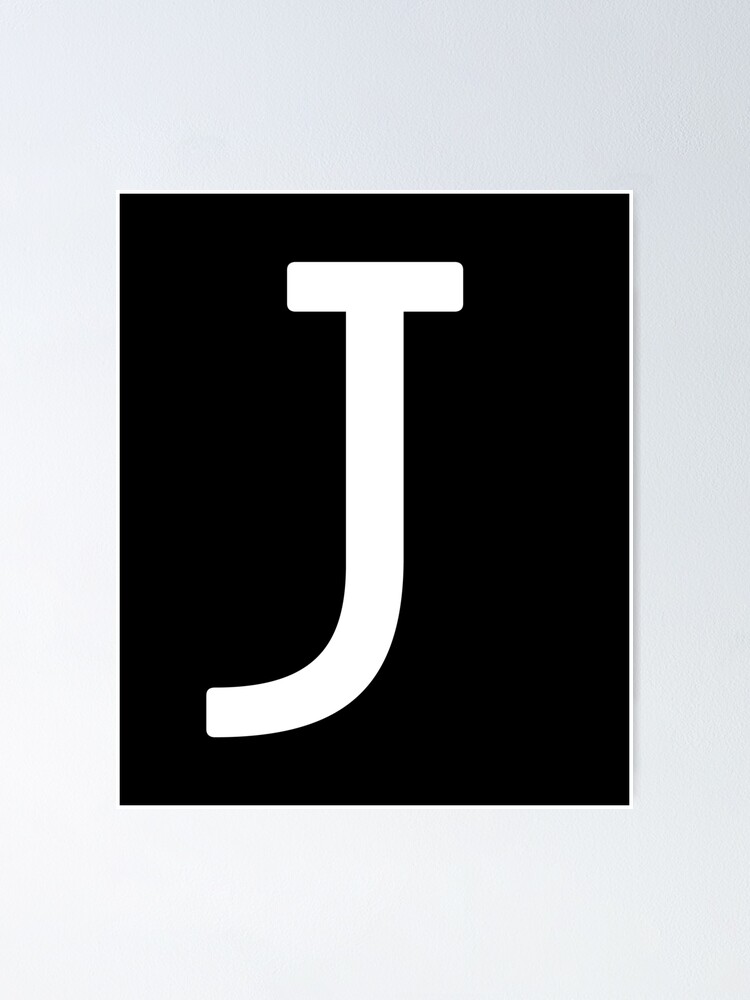 Póster «Letra J Alfabeto, Letras Griegas, Iniciales» de KayosArt ...