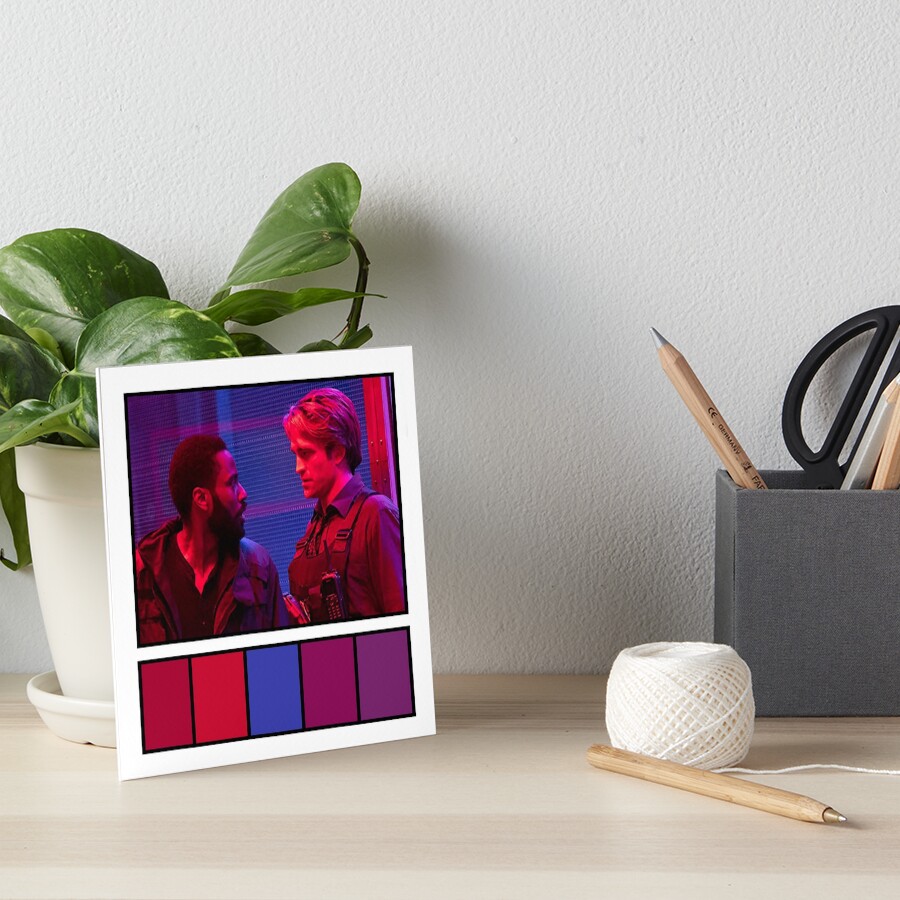 "Tenet neon color palette" Sticker by julietagz | Redbubble