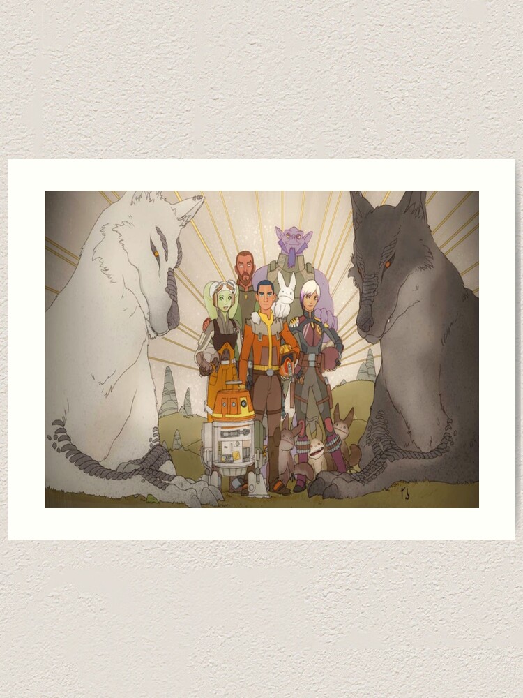 "Spectres Mural Full" Art Print for Sale by ahsokasnips | Redbubble