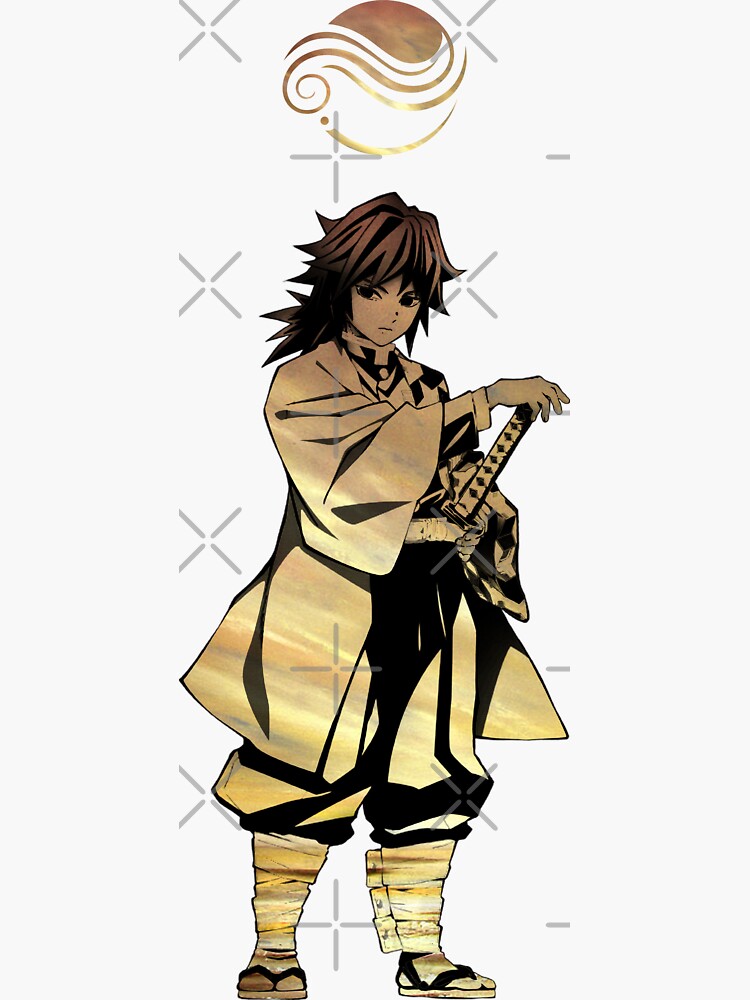 "Tomioka Giyuu - Demon Slayer" Sticker by Blason | Redbubble