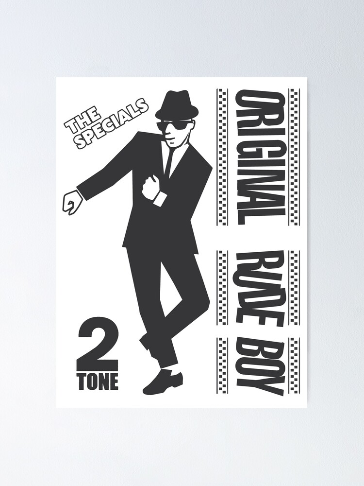 "The Specials 2Tone Rude Boy" Poster by acquiesce13 | Redbubble