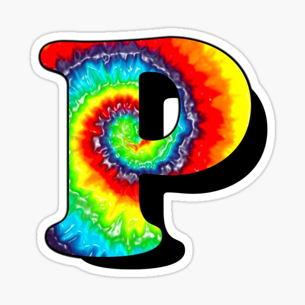 "P alphabet letter initial " Sticker for Sale by Mercurio-Design ...