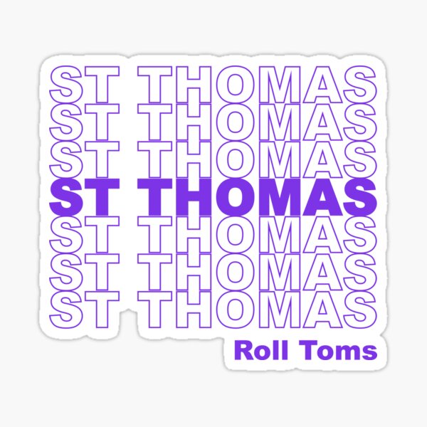 "University of St. Thomas" Sticker by lemon-bright | Redbubble