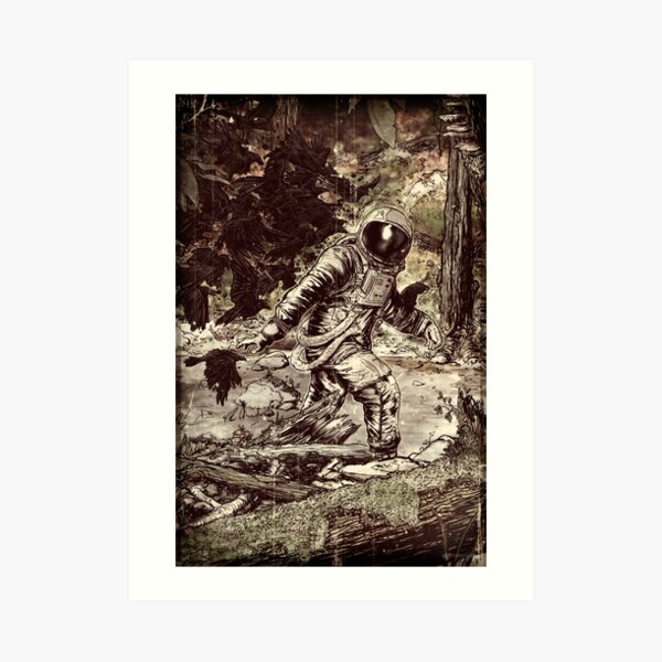 "Spaceman" Art Print by trexjones | Redbubble