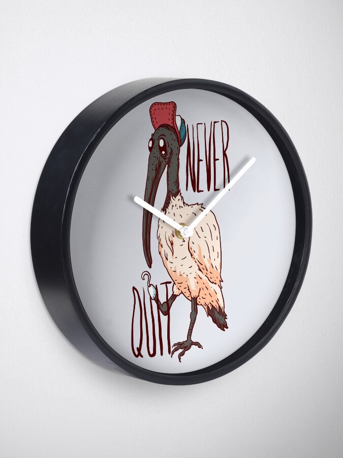 "Never Quit - Bin Chicken | Aussie Trash Bird | White Ibis | Tip Turkey ...