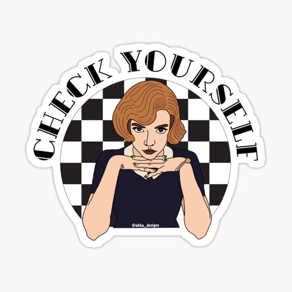 "Beth Harmon" Sticker for Sale by ahhadesigns | Redbubble