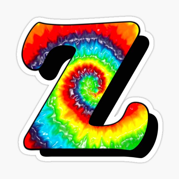 "Z alphabet letter initial " Sticker for Sale by Mercurio-Design ...