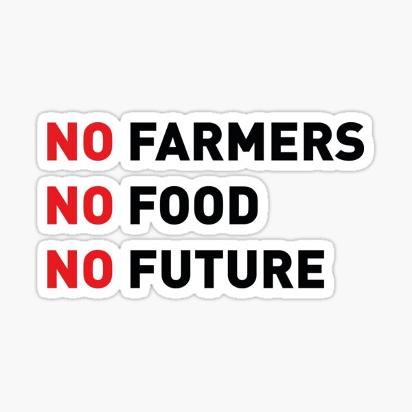 "Farmers Protest" Sticker for Sale by ClaudiaGrosso | Redbubble