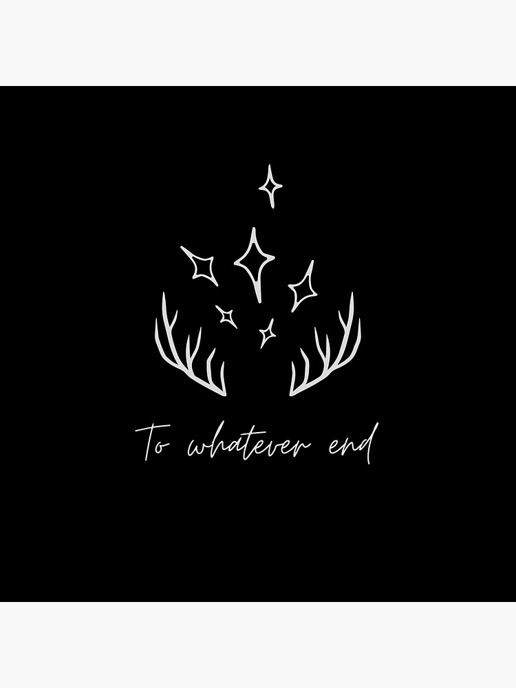 "To Whatever end, grey and black, quote Throne of Glass, Sarah J. Maas ...