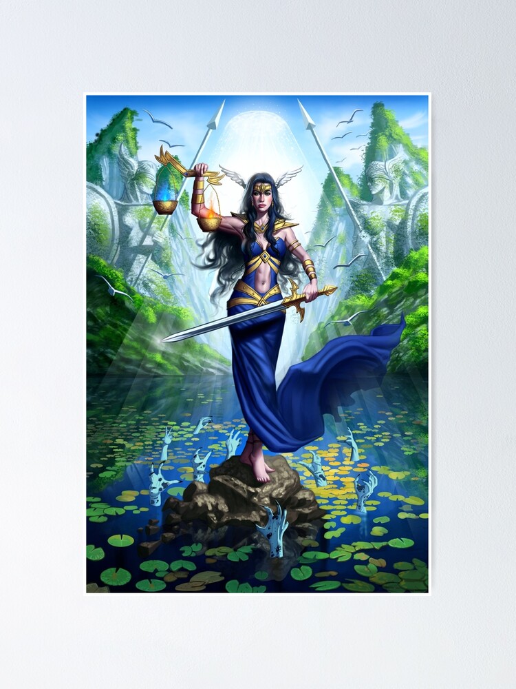 "Lady Justice" Poster by cgaddict | Redbubble
