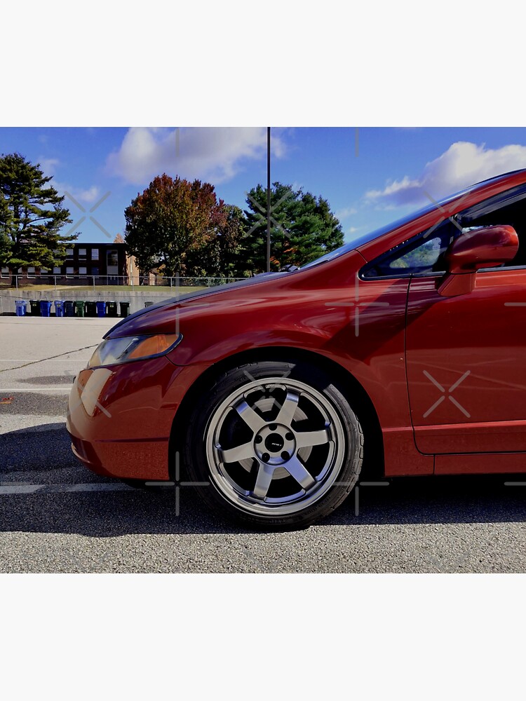 "Frankies 8th gen Civic" Sticker for Sale by MitsuMedia | Redbubble