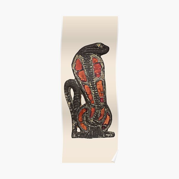 "Uraeus and shen (2) (on cream)" Poster for Sale by DotorEaon | Redbubble