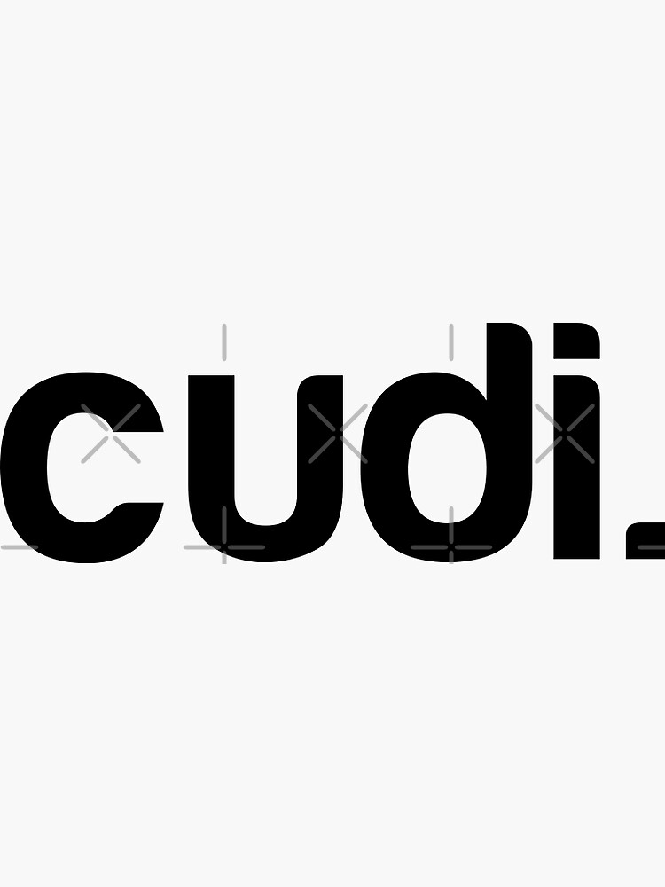 "cudi" Sticker for Sale by Berengario | Redbubble